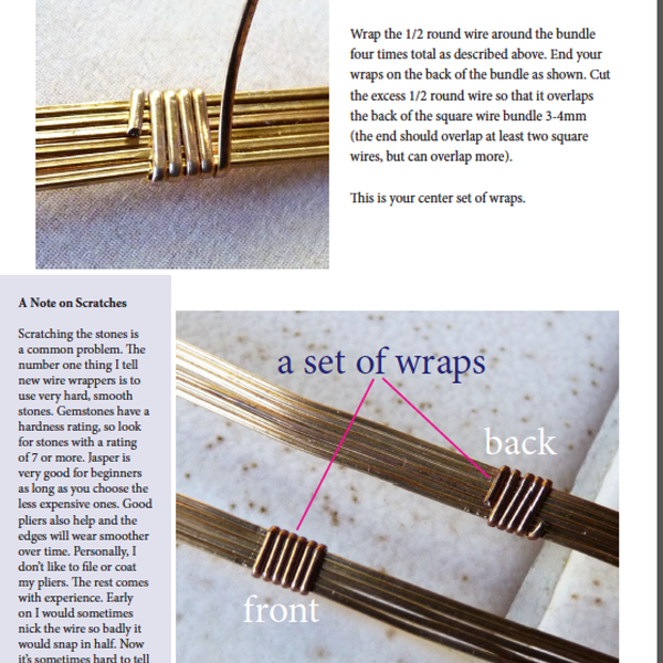 Basic & Beautiful Wire Wrapped Pendant Tutorial – Rhonda Chase Design