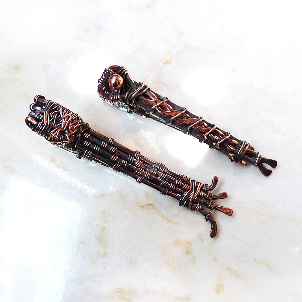 Ankh Key Tie Bar - Handmade Wire Jewelry for Men – Rhonda Chase Design