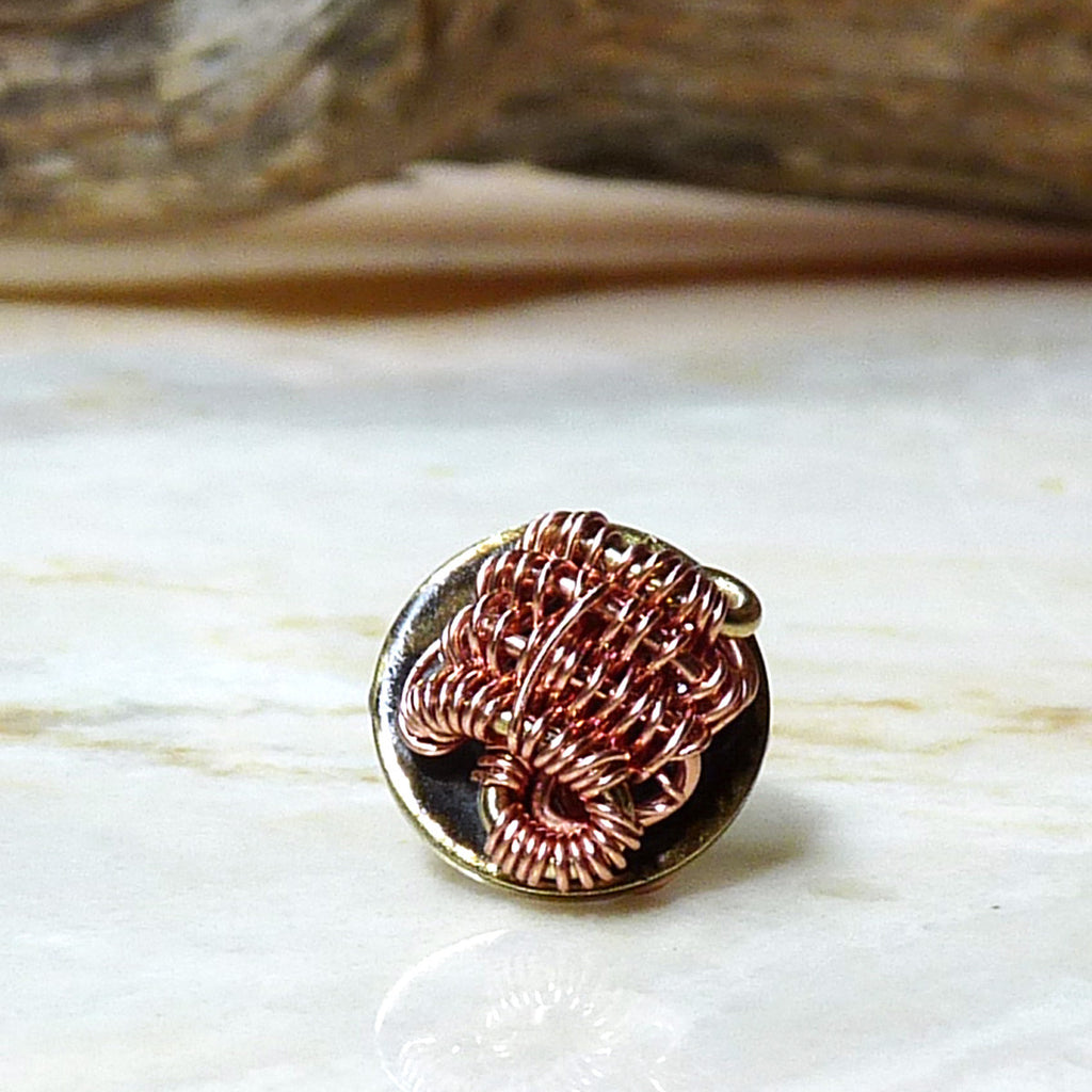 Industrial Wire Tie Pin - Handmade Wire Jewelry for Men – Rhonda Chase ...