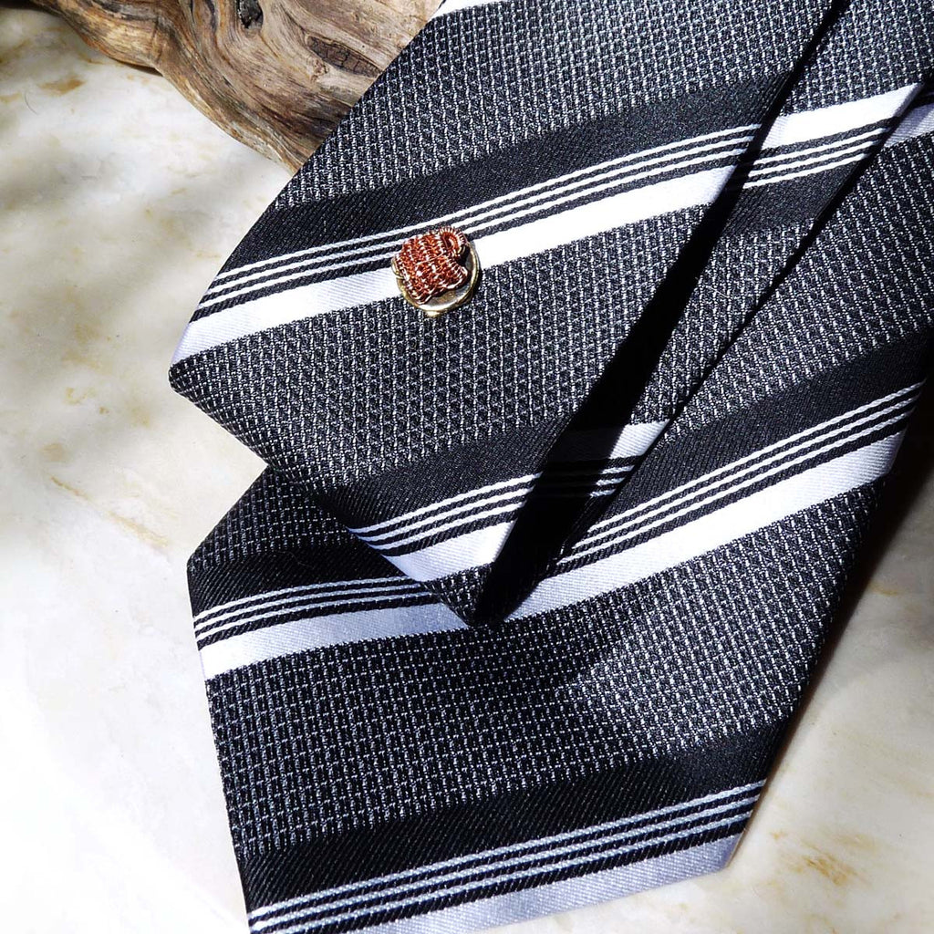Industrial Wire Tie Pin - Handmade Wire Jewelry for Men – Rhonda Chase ...